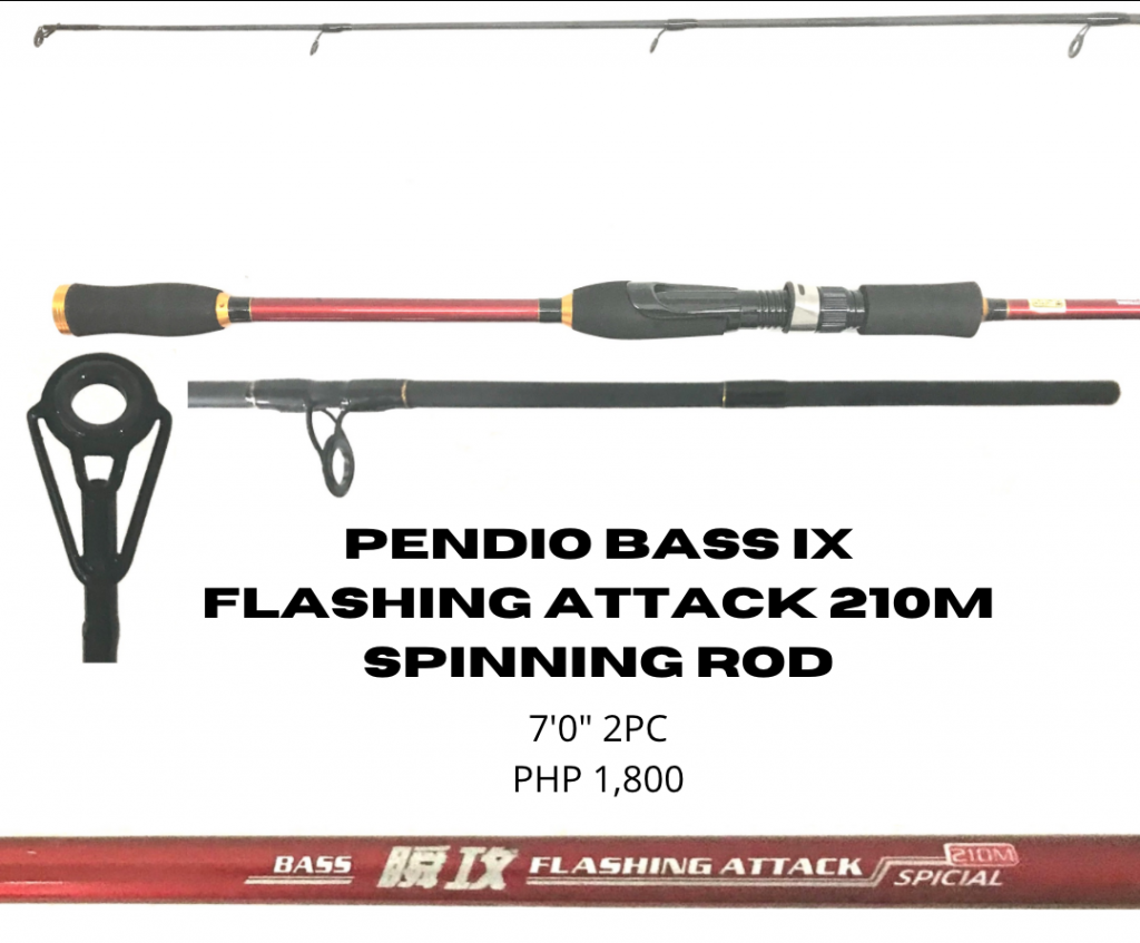 Pendio Bass IX Flashing Attack 2.10M Spinning Rod – Goodcatch