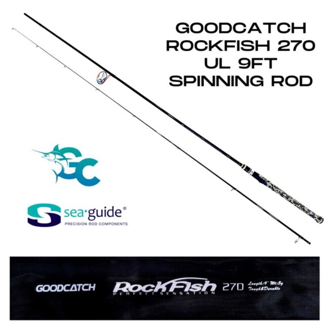 NEW GoodCatch Rockfish 270 9ft UL Spinning Rod – Goodcatch