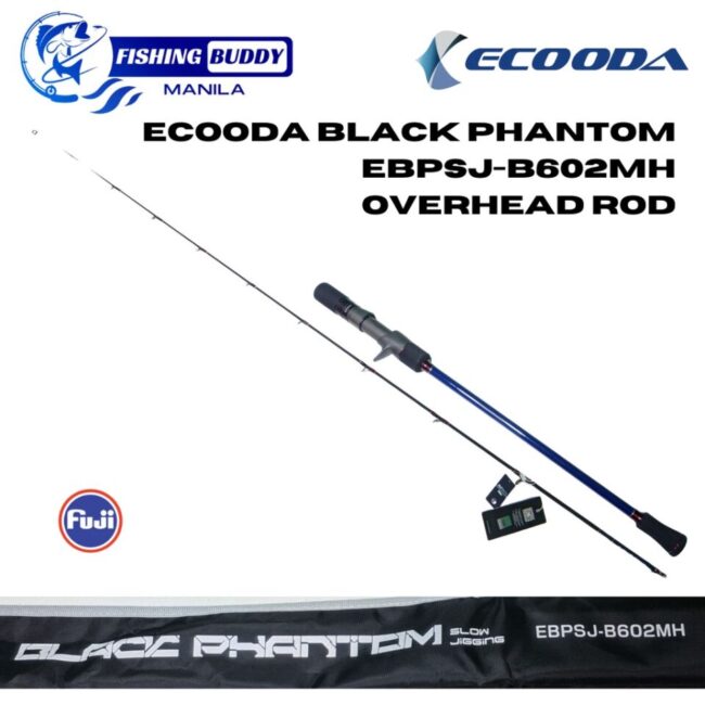 ECOODA BLACK PHANTOM EBPSJ-B602MH OVERHEAD ROD SPINNING ROD – Goodcatch
